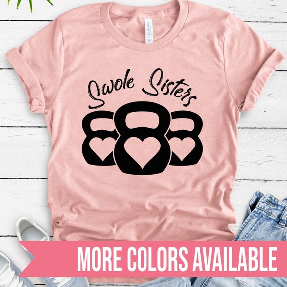 Tops | Swole Sisters Crossfit Muscles Workout Fitness Gym | Poshmark